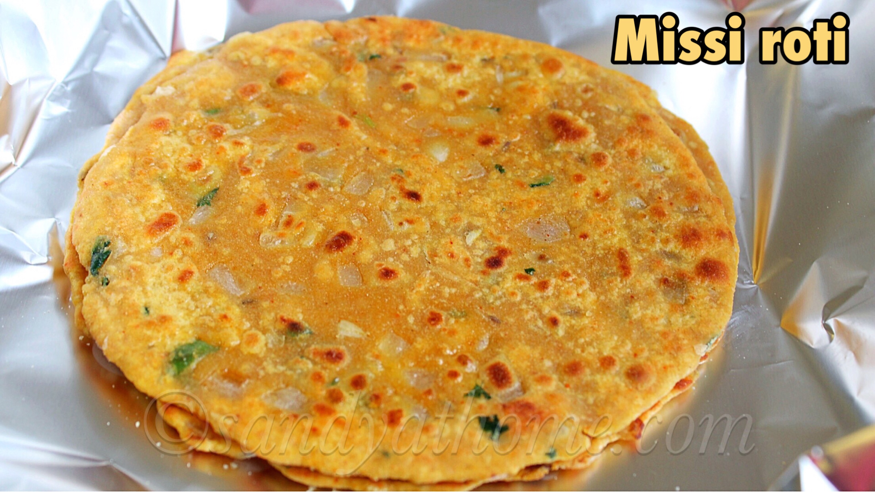 missi roti - Sandhya's recipes