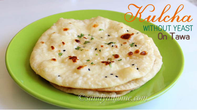 Kulcha recipe, Plain kulcha without yeast, Plain kulcha | Sandhya's recipes