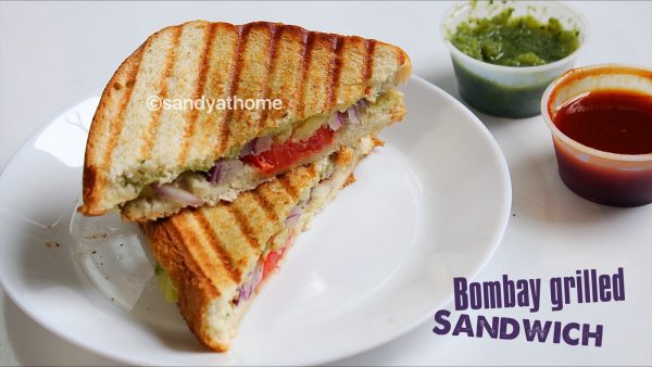 Bombay sandwich recipe, Bombay grilled sandwich | Sandhya's recipes