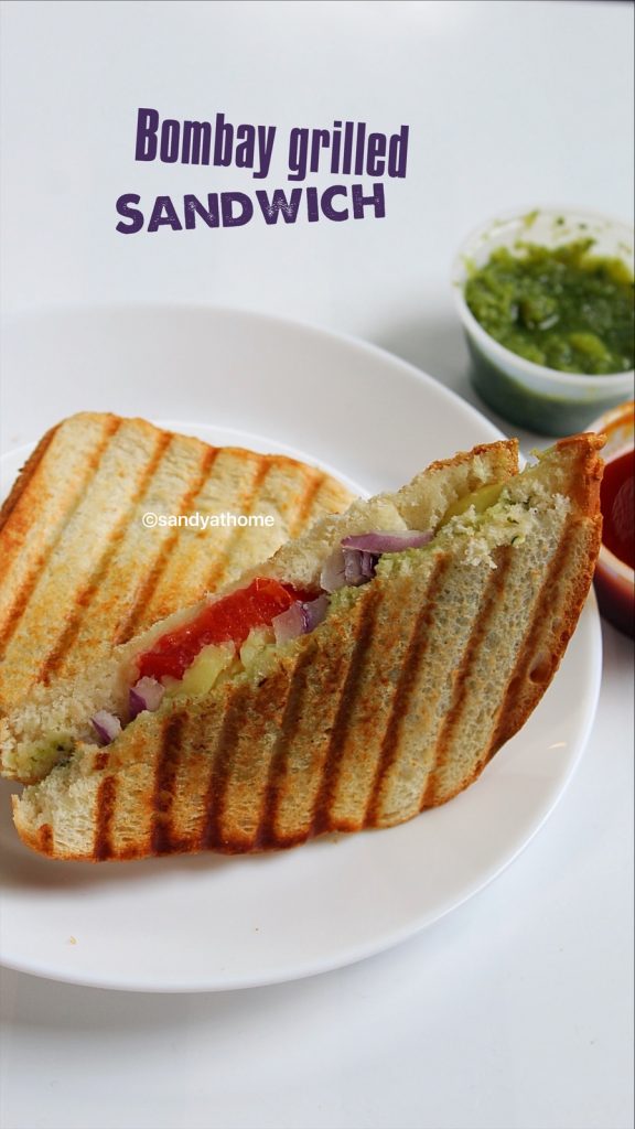 Bombay sandwich recipe, Bombay grilled sandwich | Sandhya's recipes