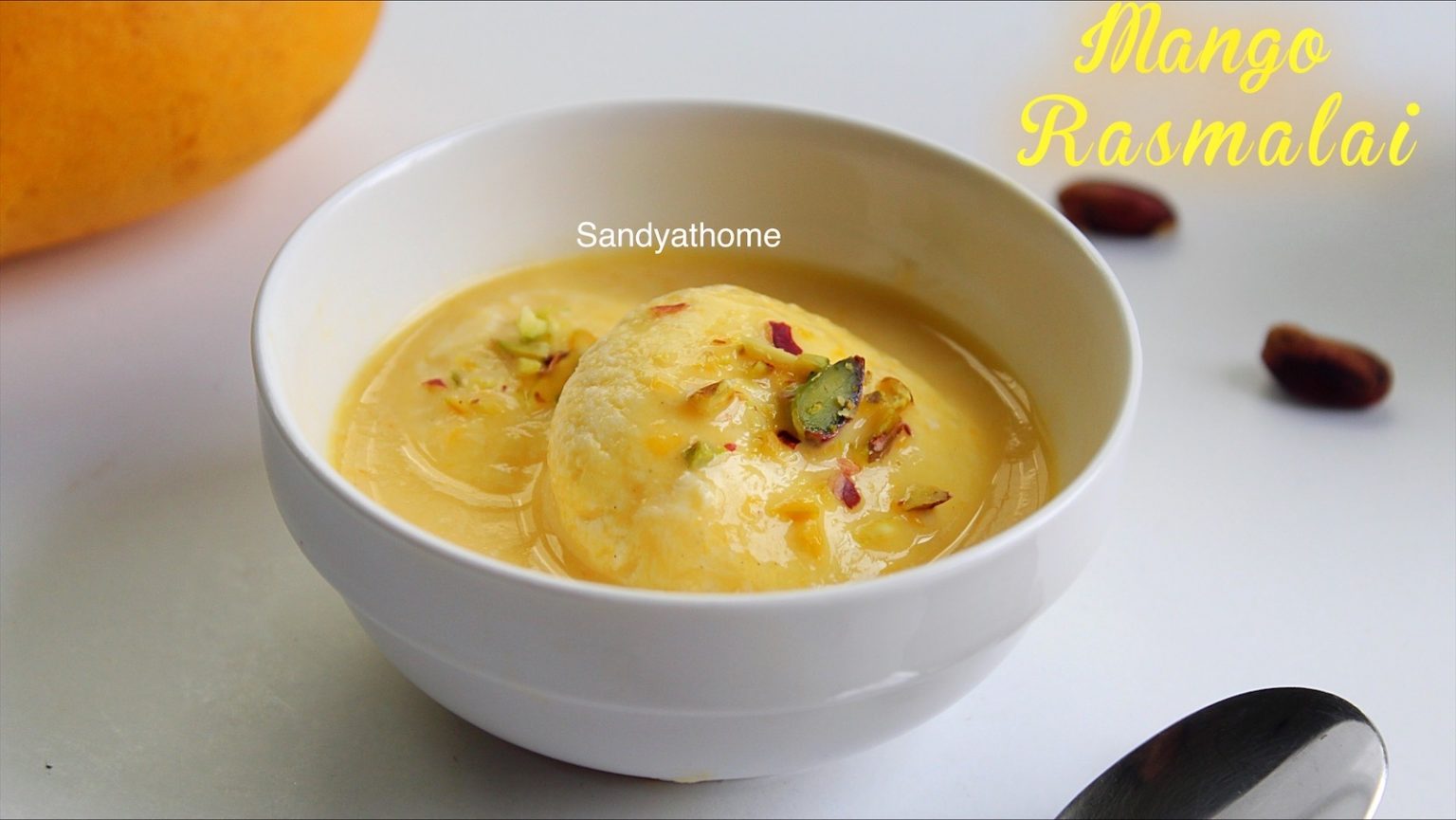 Mango rasmalai recipe, Rasmalai recipe | Sandhya's Recipes