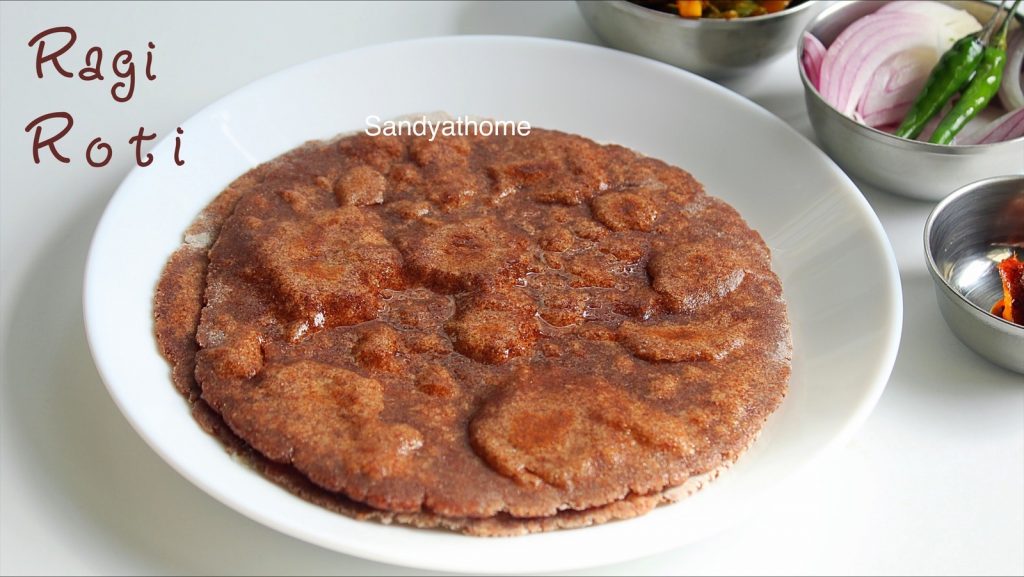 ragi roti recipe - Sandhya's recipes