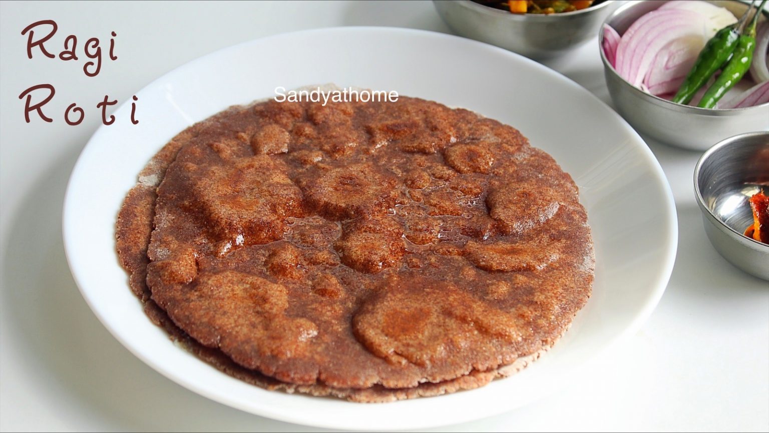 ragi roti recipe - Sandhya's recipes