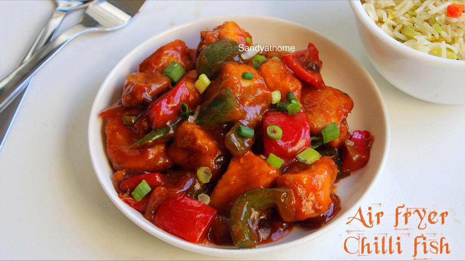 chilli fish - Sandhya's recipes