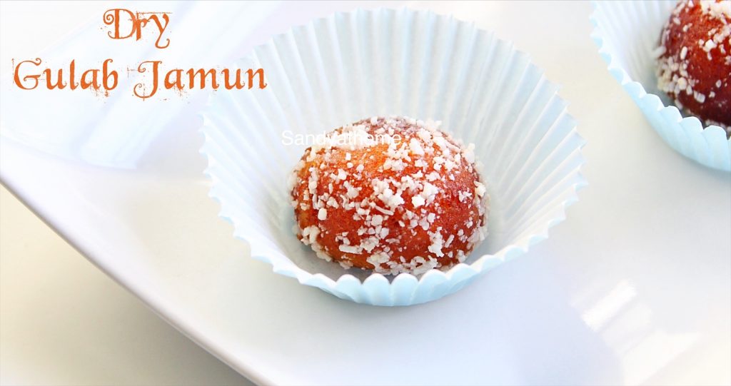 Dry gulab jamun recipe, Dry jamun with khoya - Sandhya's recipes